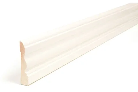 Almueliste Indfatning 15x68 mm Hvid 225 cm – Klassisk gerigt